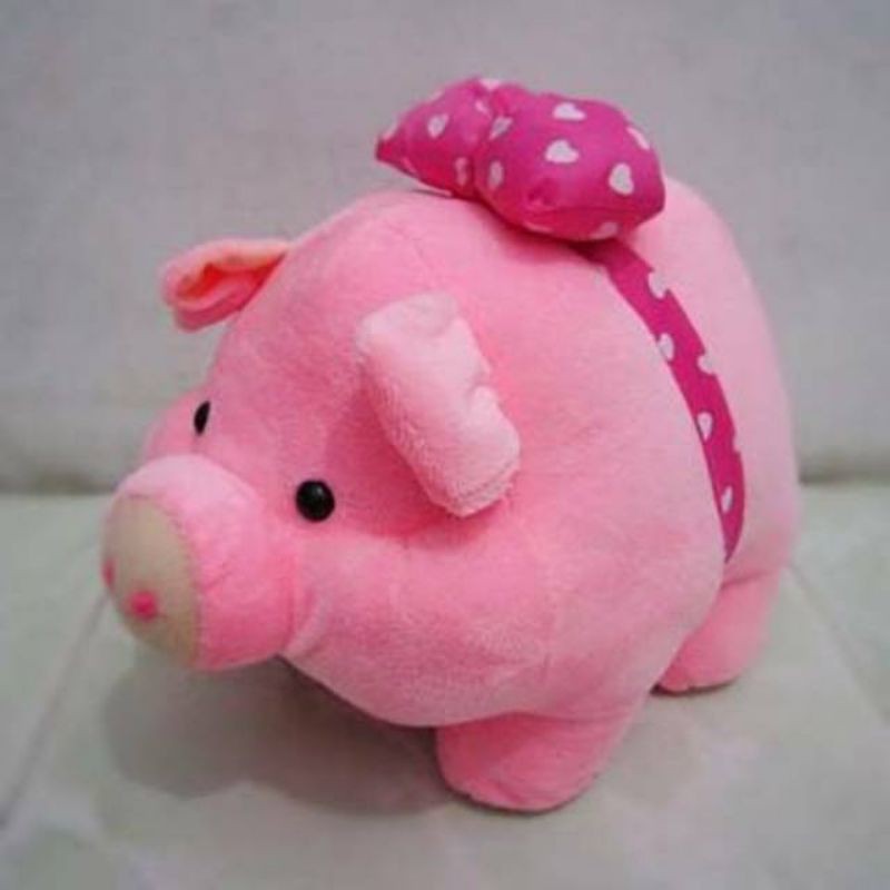 Jual Boneka babi pink size S 15 cm murah | Shopee Indonesia