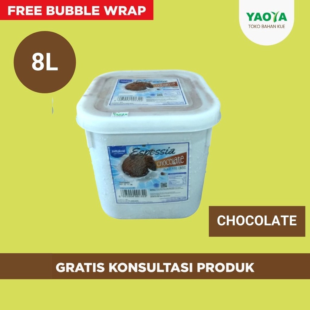 Jual INDOFOOD ICE CREAM ESPESSIA 8 LITER CHOCOLATE | Shopee Indonesia