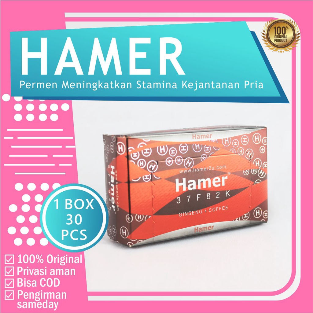 Jual Permen Hamer Candy - Permen Stamina rasa Kopi Ginseng original 1 ...