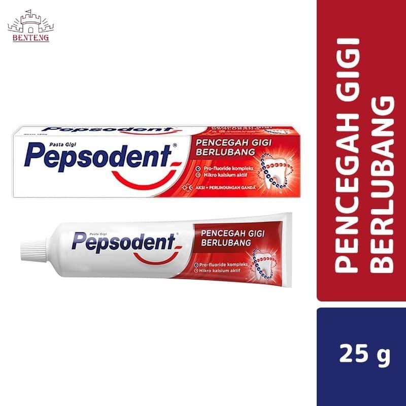 Jual P25- Pepsodent 25 Gram - Pasta Gigi Odol 25 Gram Kecil 1 Pcs ...