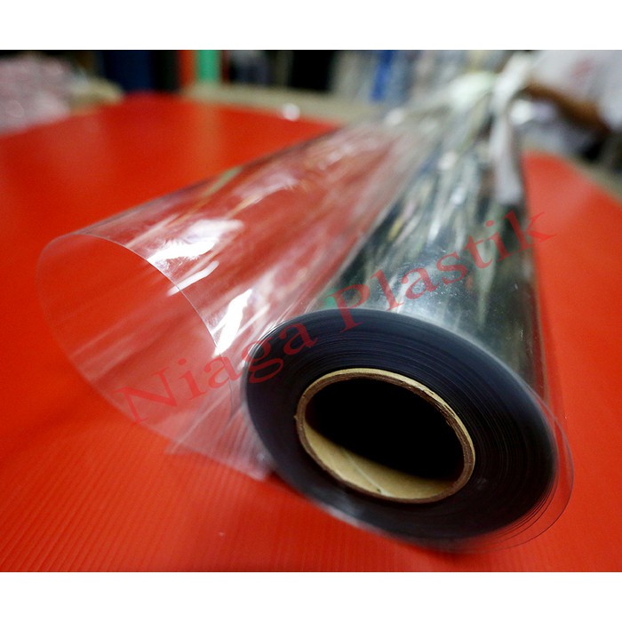 Jual Plastik Mika 1meter / Plastik Bening Tebal Lemas Meteran Taplak Meja Sampul Buku KUAT SUPER ...