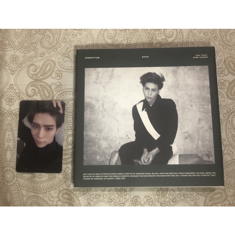 Jual Album Jonghyun Base + PC (black ver) | Shopee Indonesia