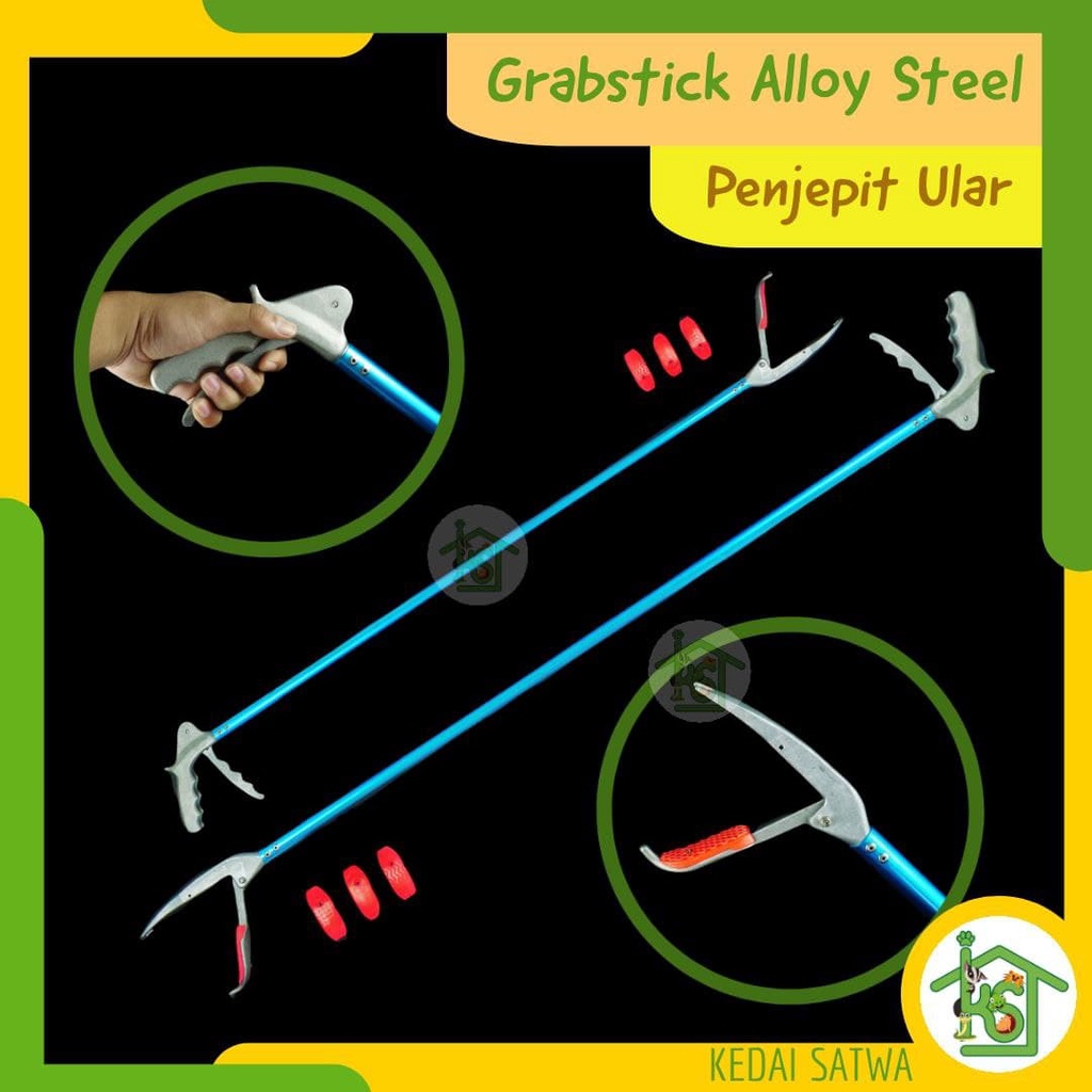 Jual Snake Tongs | Grabstick | Grab Stick Alloy |Tongkat Penangkap ...