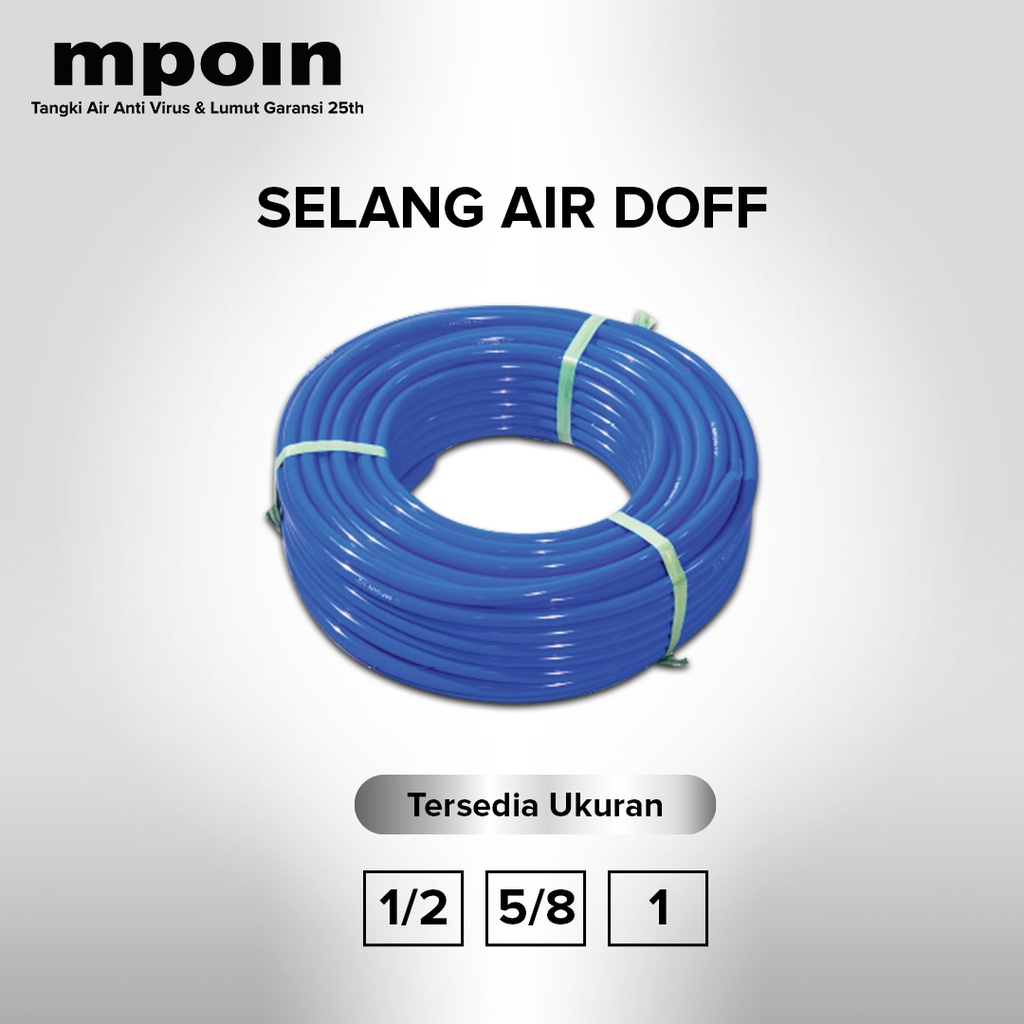 Jual Selang Slang Air Doff MPOIN Ukuran 1/2 Inchi | Shopee Indonesia