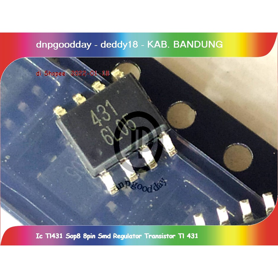 Jual Ic Tl431 Sop8 8pin Smd Regulator Transistor Tl 431 | Shopee Indonesia