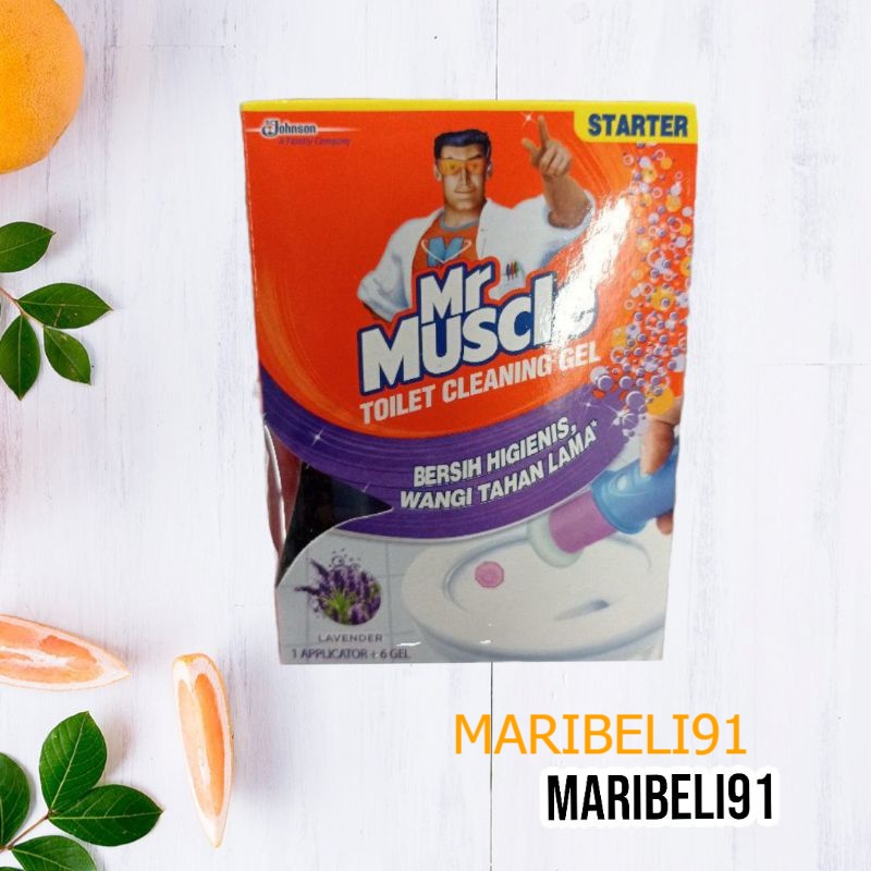 Jual Mr. Muscle Mr Muscle Muscle Starter Toilet Cleaning Gel Lavender ...