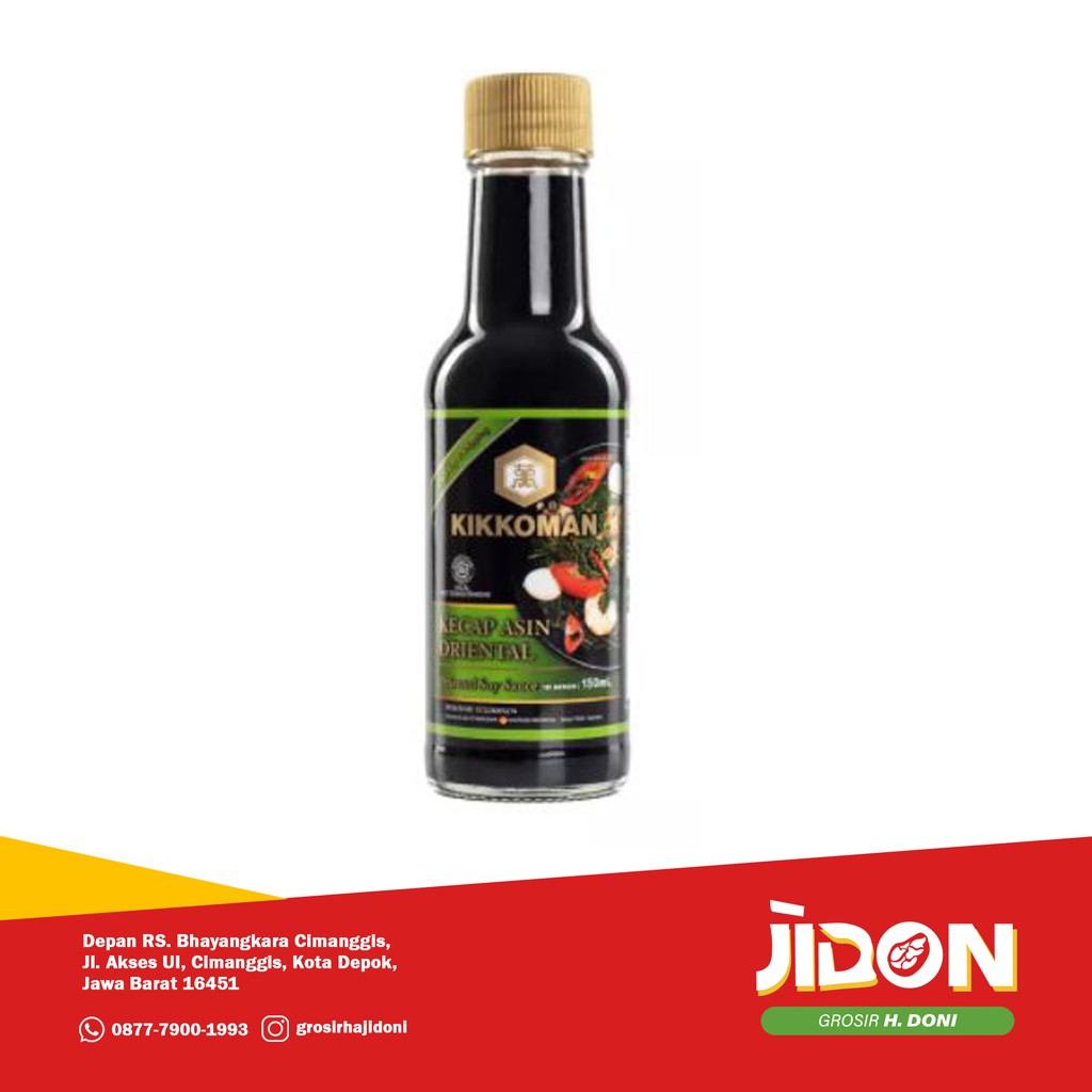 Jual Kikkoman Oriental Soy Sauce HALAL Botol 150 ML | Shopee Indonesia