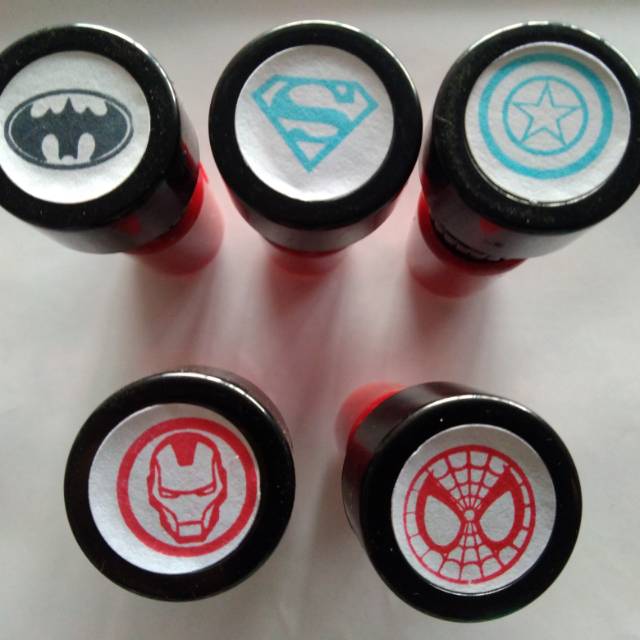 Jual STEMPEL LOGO SUPERHERO/STEMPEL ANAK/STEMPEL LUCU/STEMPEL UNIK ...