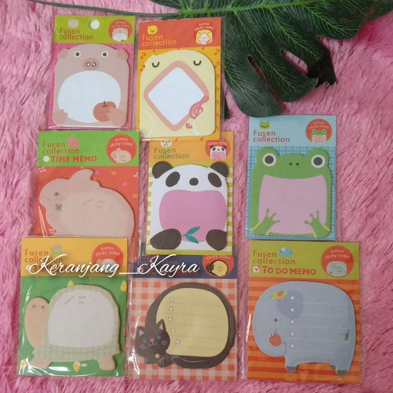 Jual Tempelan Kertas Catatan Memo Note / Sticky Notes unik | Shopee ...