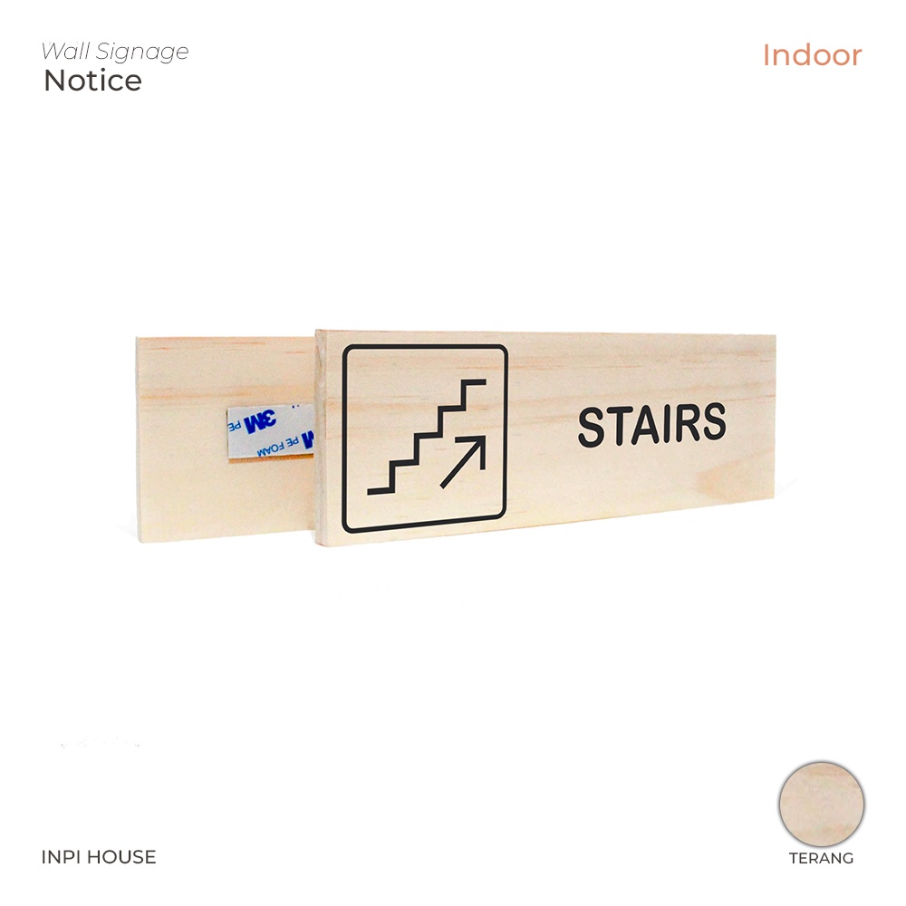 Jual sign system up stairs - wall sign - wayfinding signage - up stairs ...