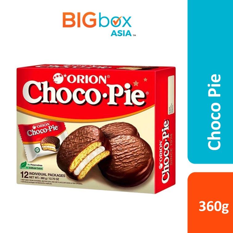 Jual Delfi Orion Choco Pie Original / Dark Chocolate 360g (isi 12 pcs) | Shopee Indonesia