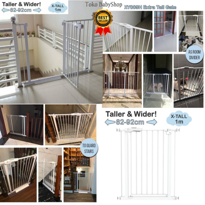 Jual READY STOK XY009H Tinggi 100Cm Extra Tall & Wide Pressure Safety ...