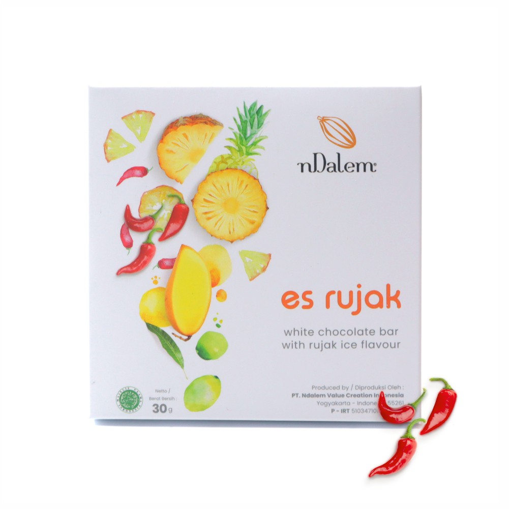 Jual Cokelat nDalem | White Chocolate with Rujak Flavor | Coklat Es ...