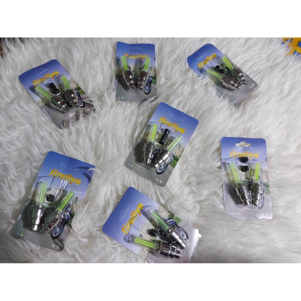 Jual Fireflys 2 Buah Lampu Ban Tutup Pentil LED - Hijau - Nyala Hijau ...