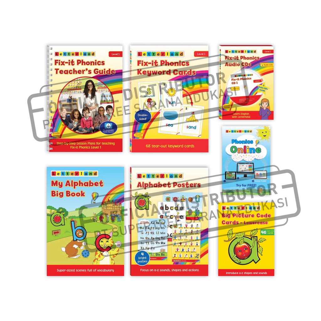 Jual Letterland Fix-it Phonics Teacher's Pack (Level 1) | Shopee Indonesia
