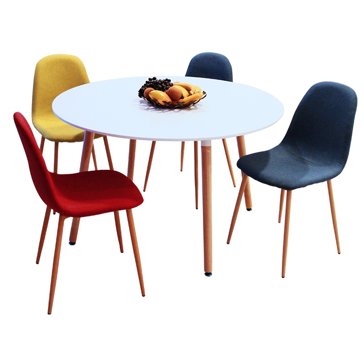 Jual Atria Meja Makan Sheryl Round + 4 Kursi Hitam | Shopee Indonesia