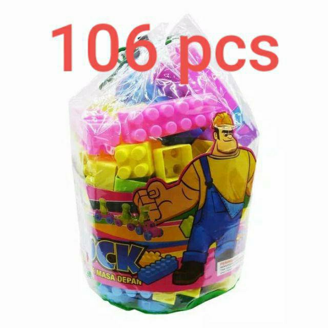 Jual MAINAN ANAK EDUKASI SUSUN BALOK MAINAN BLOCK BRICK LEGO MAINAN ...