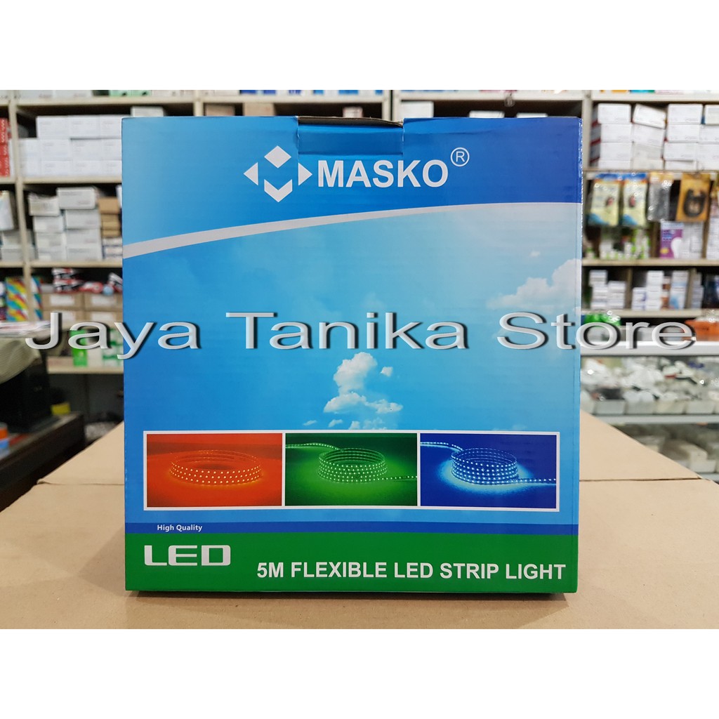 Jual Masko LED Strip Satu Warna / Lampu LED Strip (5 meter) | Shopee ...