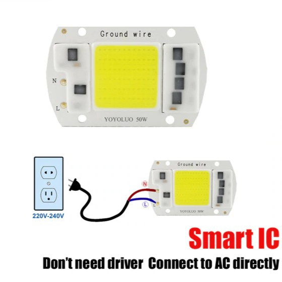 Jual hpl led 20w-30w-50w-100w 220 Volt AC - Suku Cadang Part Lampu Sorot | Shopee Indonesia