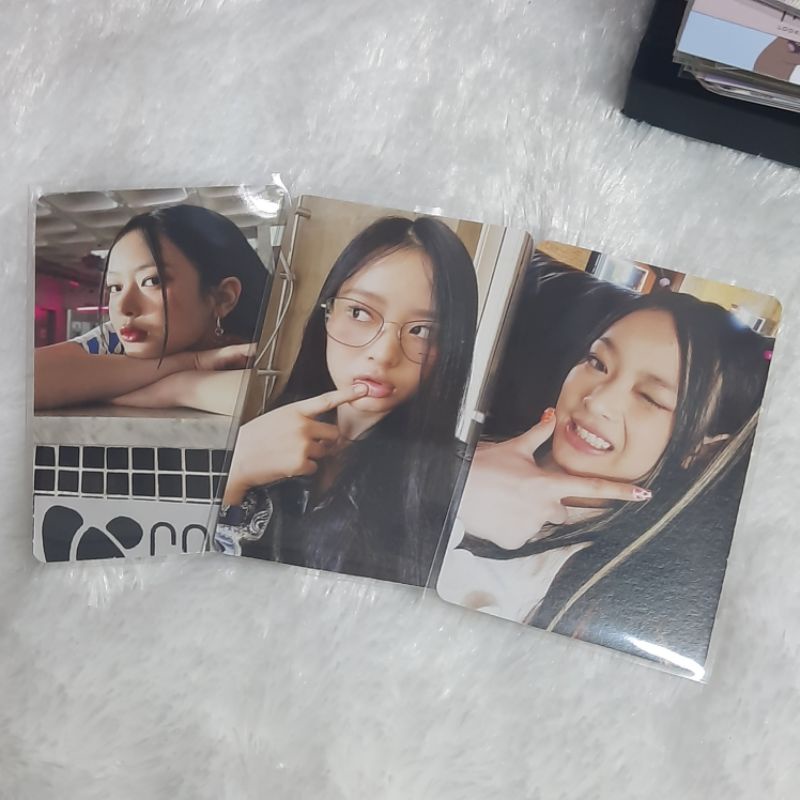 Jual photocard pc hanni bluebook version blue book album new jeans ...