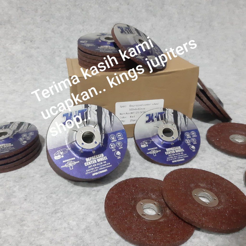 Jual 1pc BATU POLES GERINDA 4X6 JHT MATA GERENDA POLES 4X6 BATU POLES ...