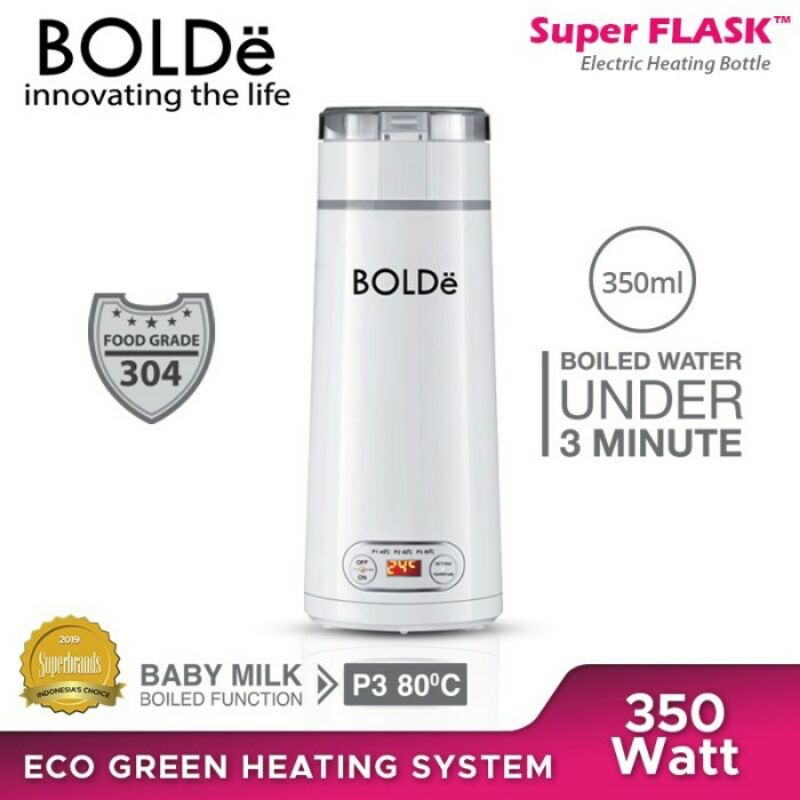 Jual Super FLASK ELECTRIC Original BOLDe ( Pemanas Air Portable ...