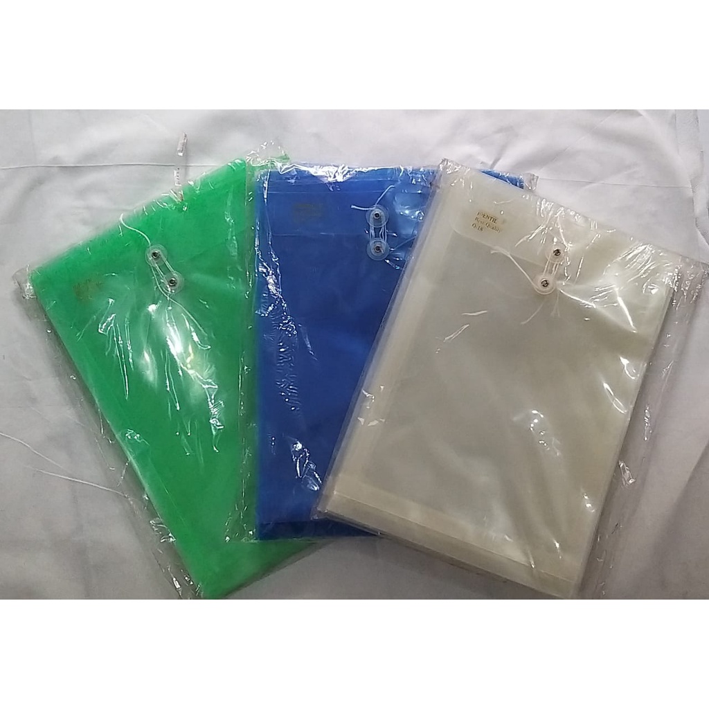 Jual MAP PLASTIK TALI FOLIO TRANSPARAN / MAP CLEAR HOLDER FOLIO ...