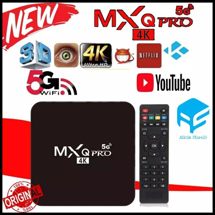 Jual Android Smart Tv Box Mxqpro 4K Mxq Pro Mxq-Pro Media Player Ultra ...
