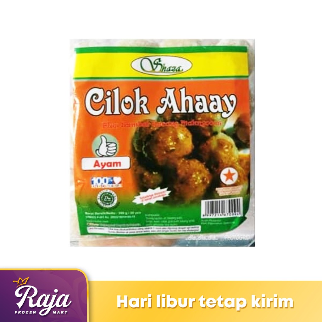 Jual Shaza Cilok Ahaay Ayam Bumbu Kacang isi 20 / Cilok Ayam / Cilok ...