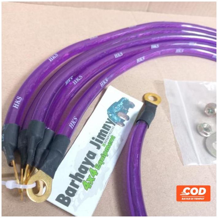 Jual Kabel Grounding Racing Set 5Pcs Jimny Katana Penyetabil Arus Kode ...