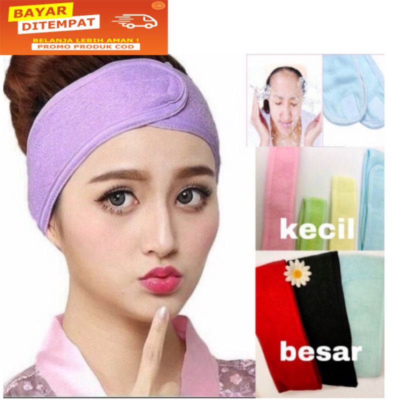 Jual BANDO MANDI BANDANA FACIAL HEADBAND UKURAN JUMBO BESAR | Shopee ...