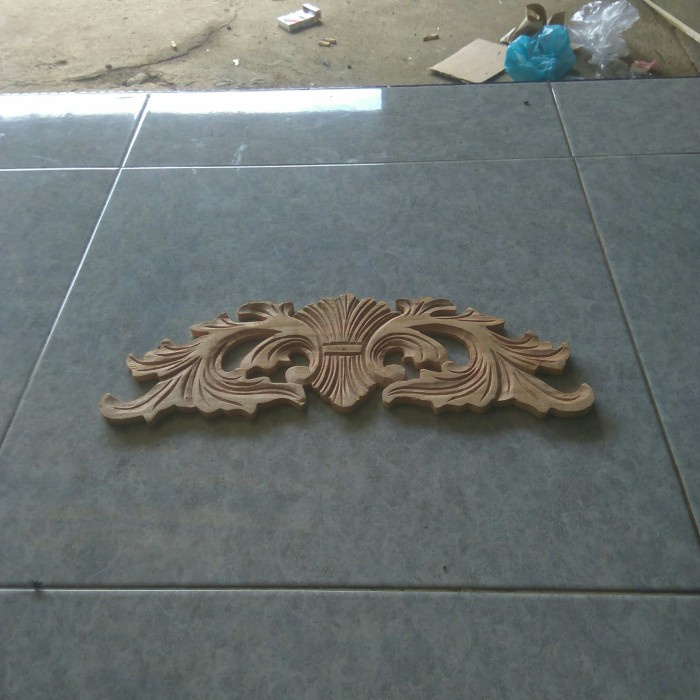 Jual Ukiran Tempel Ornamen Kayu Mahoni Tipe D1 | Shopee Indonesia