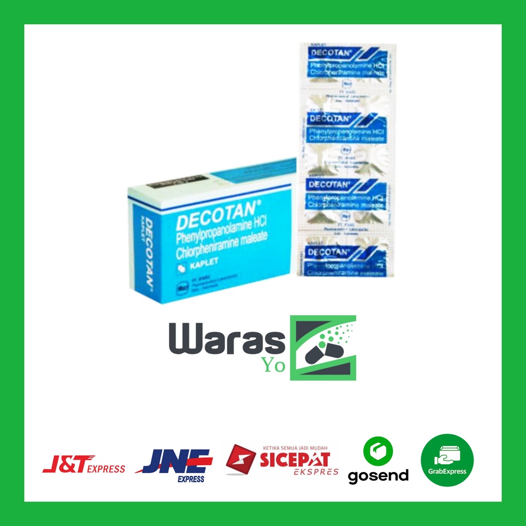 Jual [SW] Decotan Kaplet Strip isi 10 Tablet - Obat Flu dan Pilek ...