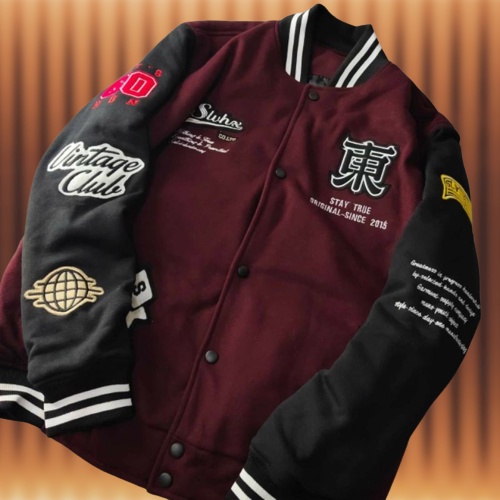 Jual Jaket Varsity Baseball Japanese Culture / Varsity Jacket Baseball ...
