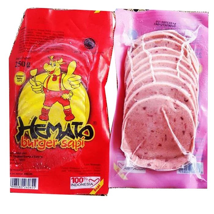 Jual HEMATO BURGER SAPI 250GR 10PCS | Shopee Indonesia