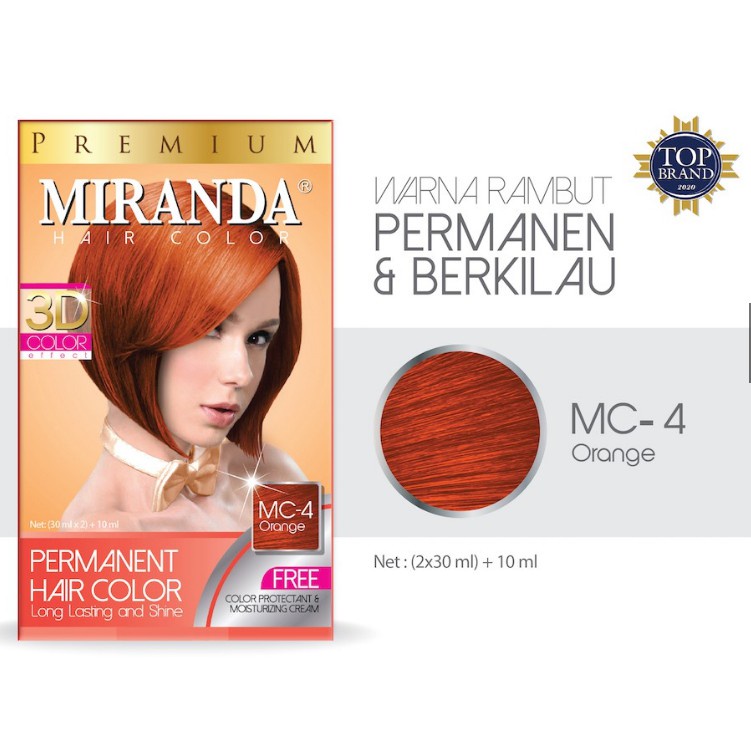 Jual Miranda Hair Color/Pewarna Rambut 30ml Miranda Color / Semir ...