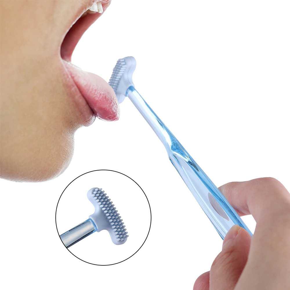 Jual Sikat Lidah Tongue Oral Scraper Cleaner LSO135 | Shopee Indonesia