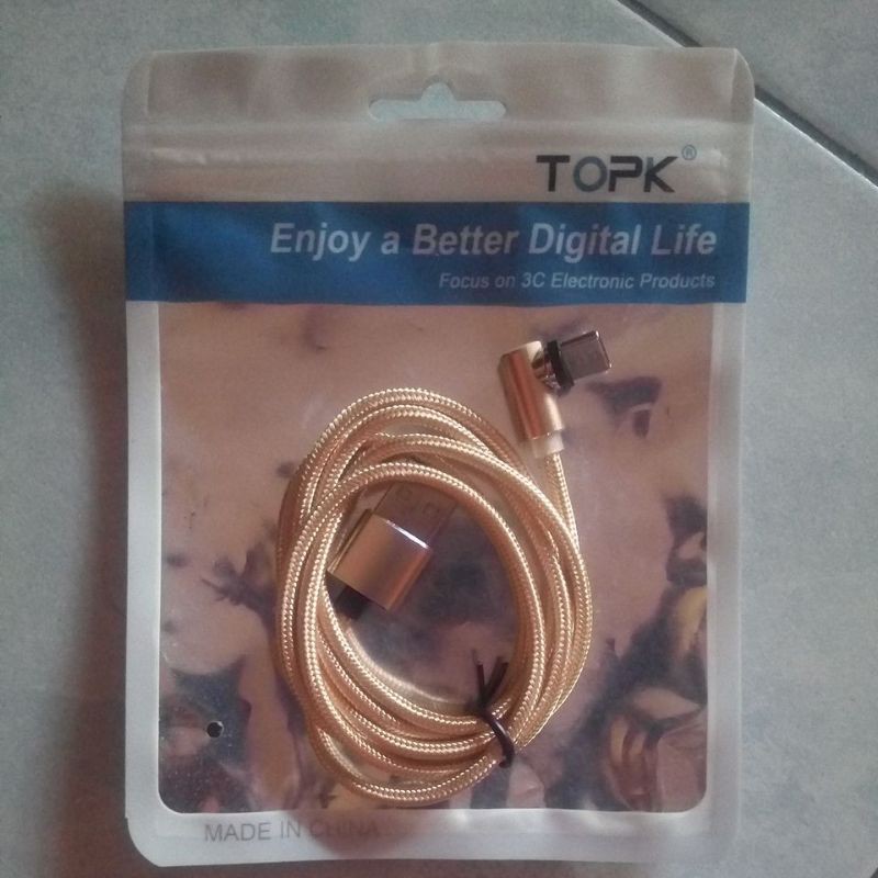 Jual Kabel ces magnetic L 90' micro USB/Tipe-C/Iphone | Shopee Indonesia