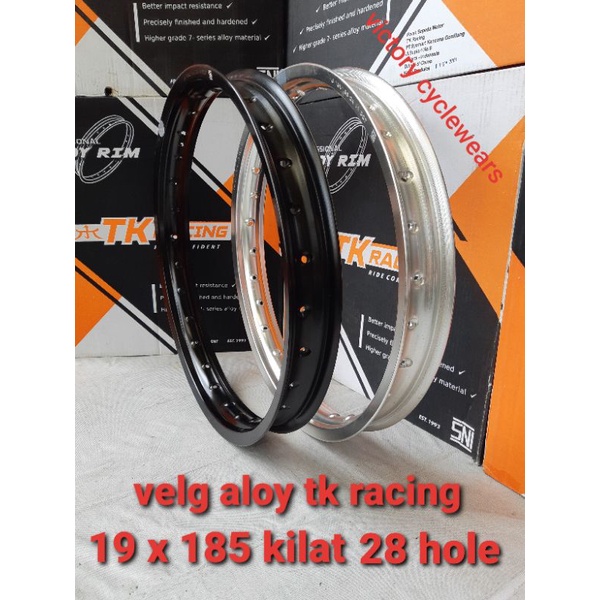 Jual VELG TK RACING 185X19 KILAT LUBANG 28 HARGA PER 1 PCS ORIGINAL ...