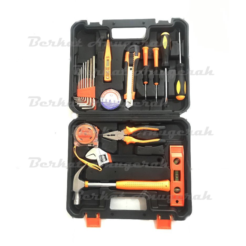 Jual Tool Kit Set 21 pcs / Alat Tukang Mekanik / Perkakas Tangan ...