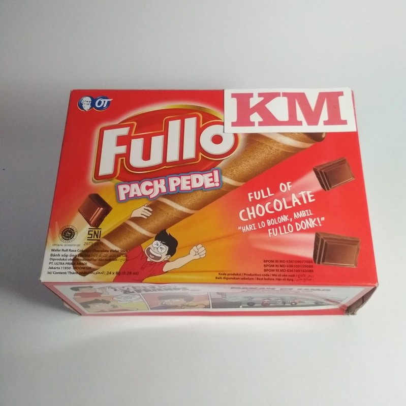 Jual (PAK) FULLO WAFER ROLL CHOCOLATE, VANILLA, & STRAWBERRY | Shopee ...