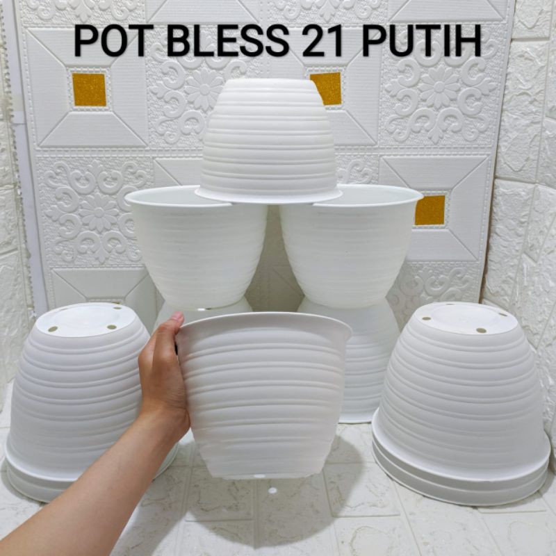 Jual POT PUTIH 21CM | Shopee Indonesia