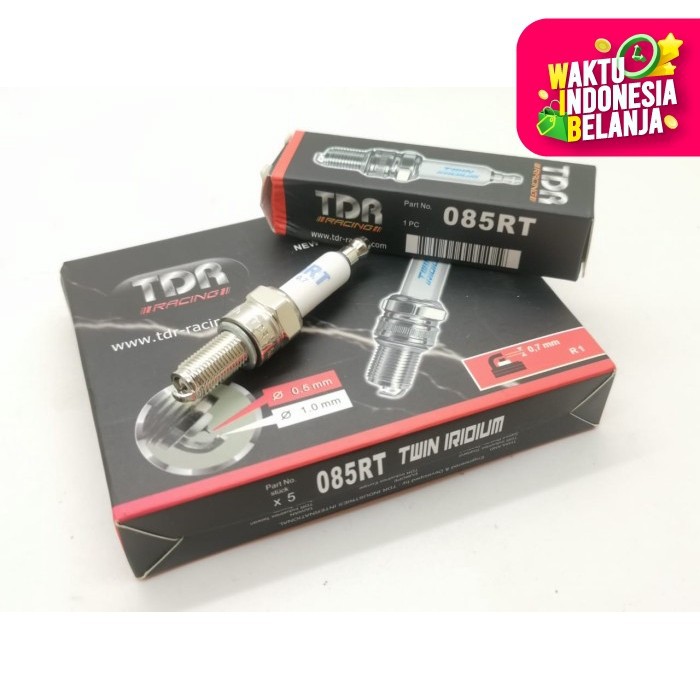 Jual BUSI TDR TWIN IRIDIUM 085RT GSX 150 R15 MT15 XABRE MXKING SONIC FU ...