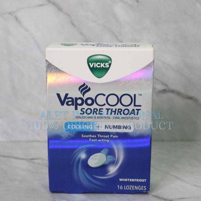 Jual Vicks Vapocool Sore Throat - 16 Lozenges | Pereda Sakit ...