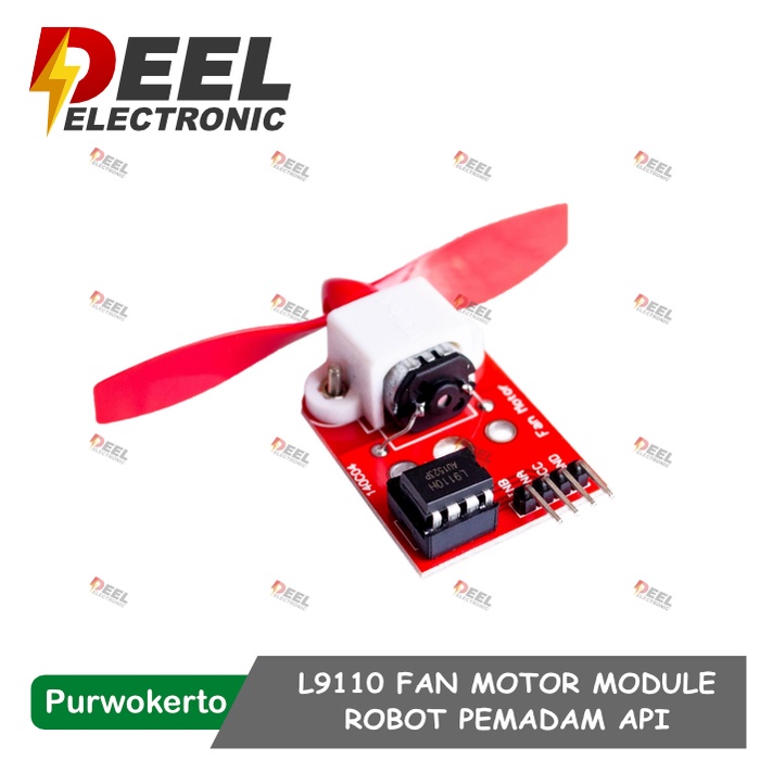 Jual L9110 FAN MOTOR MODULE KIPAS FAN FIRE FIGHTING ROBOT PEMADAM API ...
