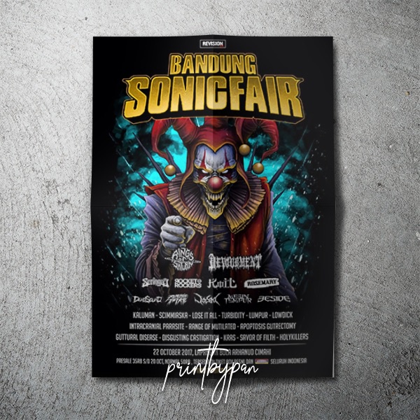 Jual Poster BANDUNG SONIC FAIR & MEDAN NORTHBLEST Metal Festival ...