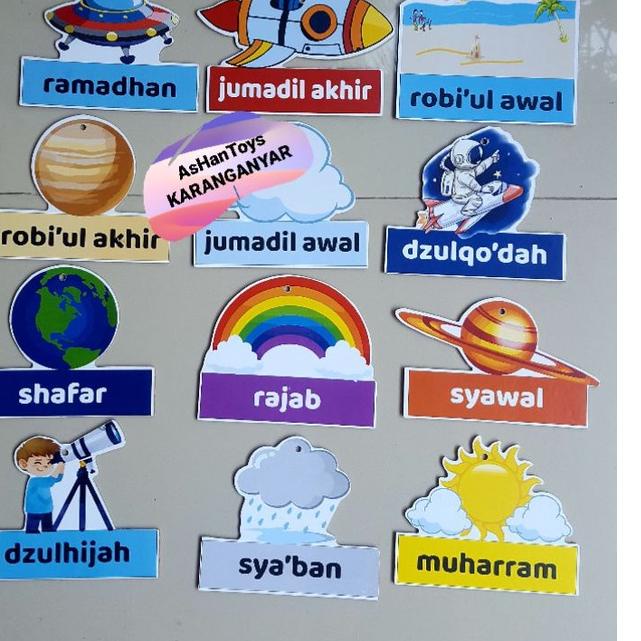 Jual Best! Bulan,Bulan Hijriyah,Nama Bulan Hijriyah,Peraga Bulan ... Jual Best! Bulan,Bulan Hijriyah,Nama Bulan Hijriyah,Peraga Bulan ...