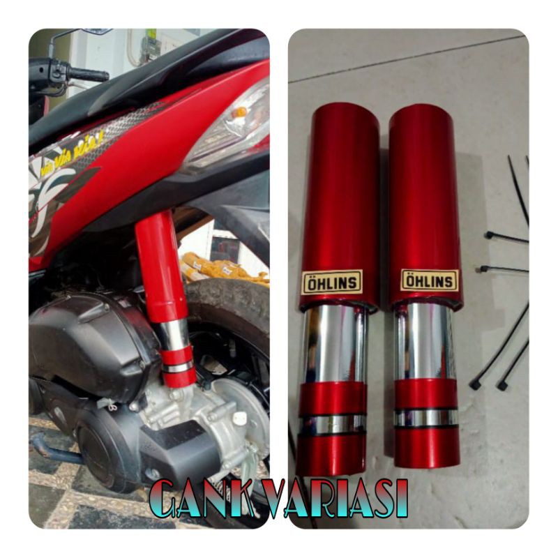 Jual cover shock belakang yamaha lexi, pengaman shock belakang lexi ...