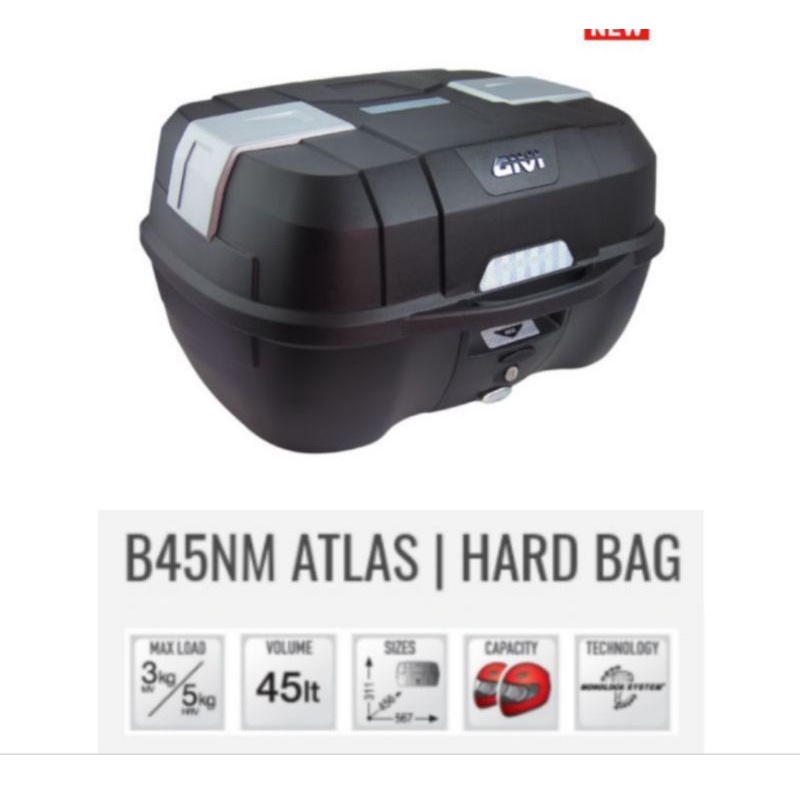Jual BOX GIVI B45NM / B45 ATLAS NEW PRODUK | Shopee Indonesia
