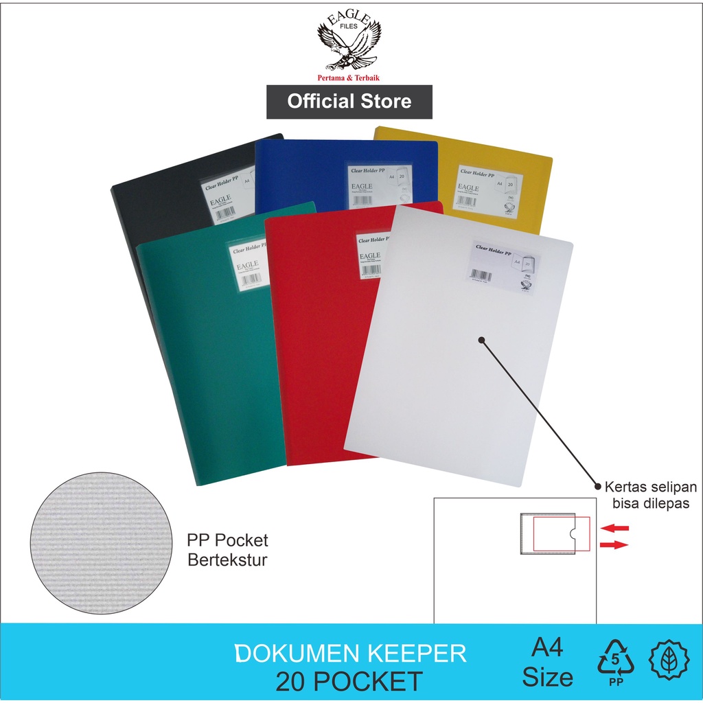 Jual Dokumen Keeper / Clear Holder / Document Keeper / Display Book ...